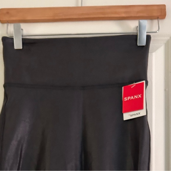 SPANX | Skirts | New Spanx Faux Leather Pencil Skirt | Poshmark